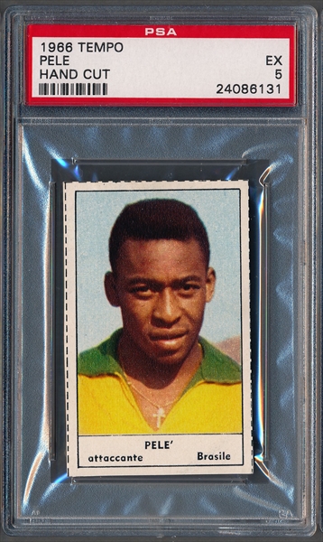 1966 Tempo Hand Cut - Pele (Italy) - PeleCards.com