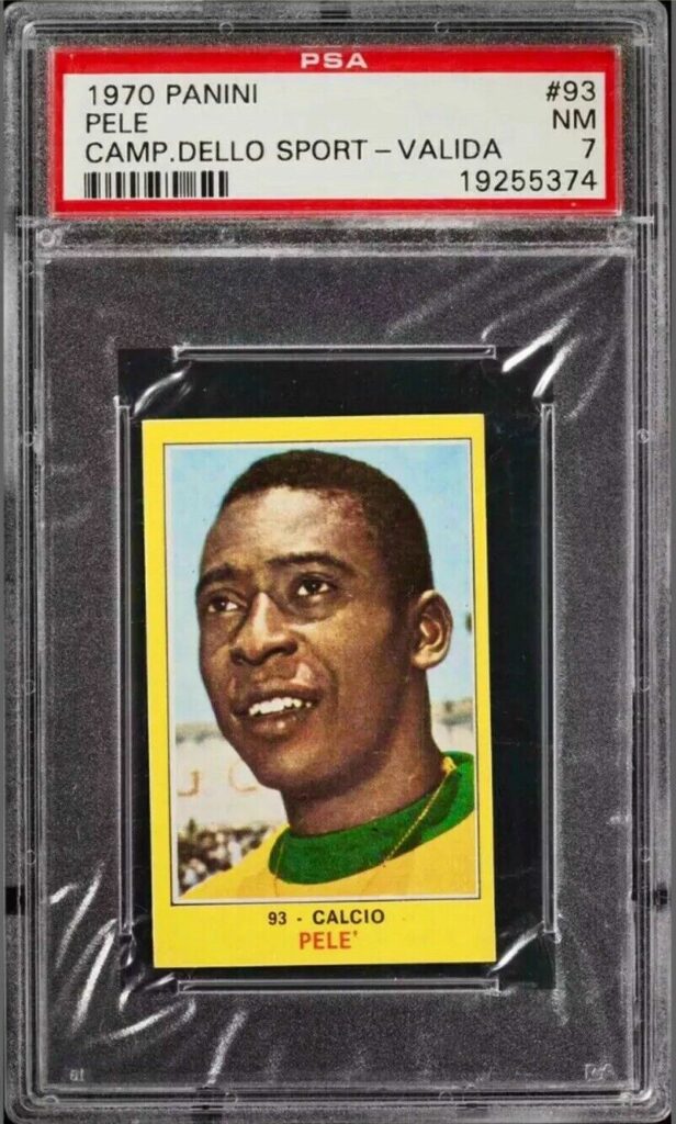 1970 Panini Campioni Dello Sport #93 - Valida Back - Pele (Italy ...