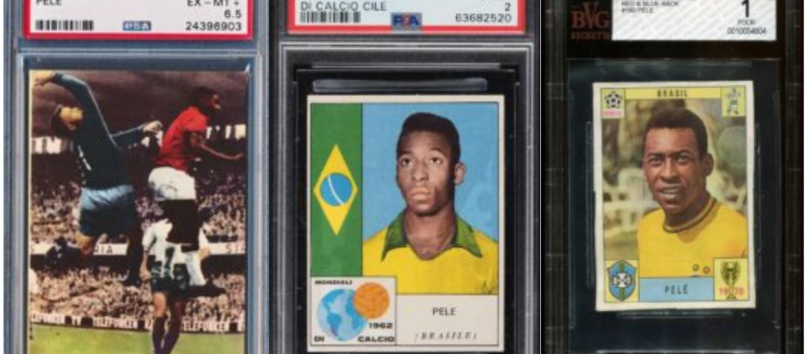 A Tribute to Pele's Career - Showcased in Football Cards & Stickers ...